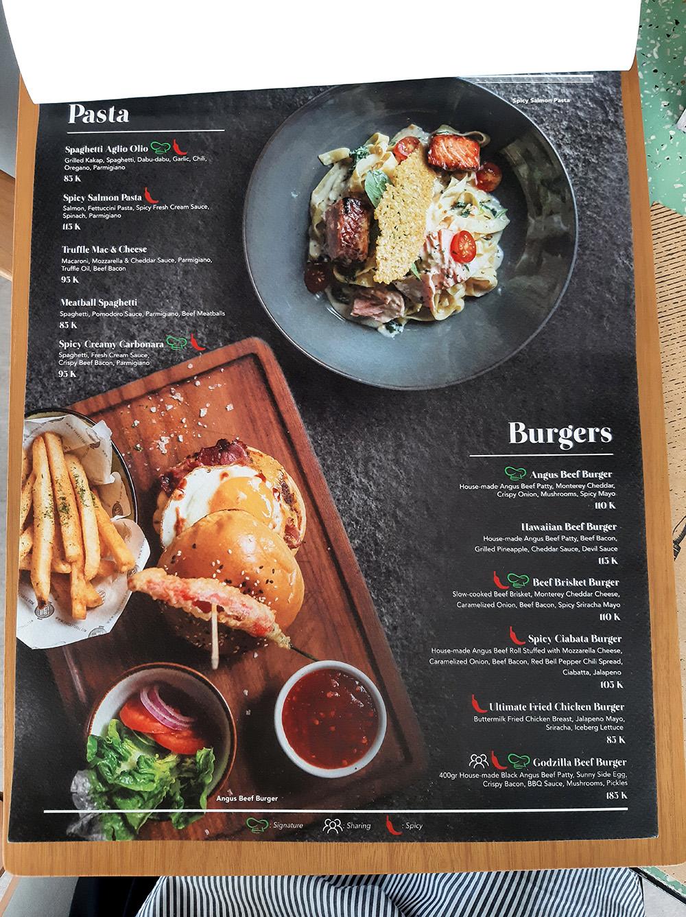Menu at Cutt & Grill The Breeze restaurant, South Tangerang