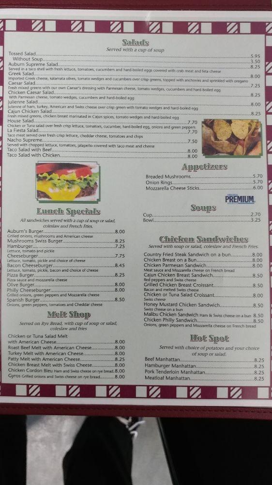 Menu at Garrett House Of Pancakes restaurant, Garrett