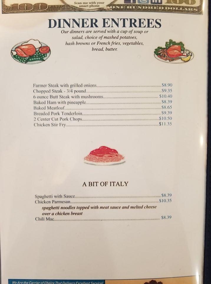 Menu at Bobby's Lakeside Restaurant, Antioch