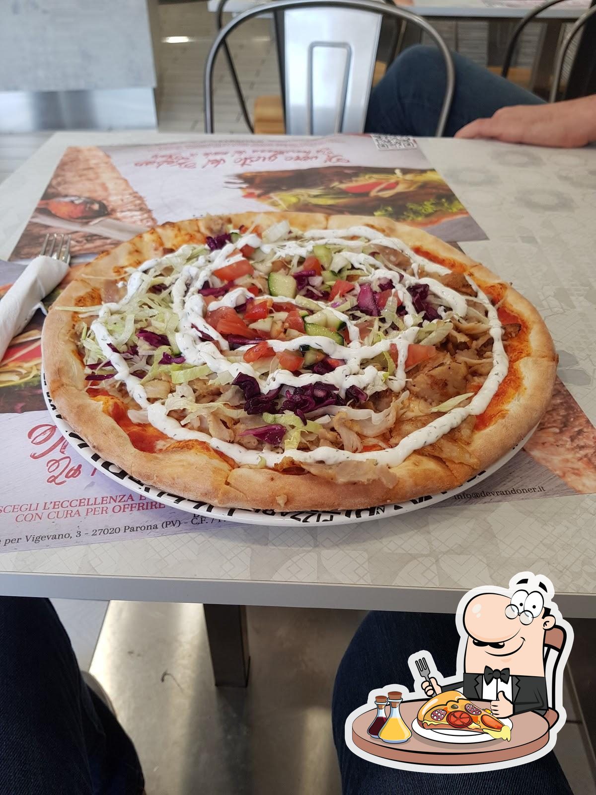 Pizzeria Mamo forno a legna al trancio Pizza classica, Kebab, con ...