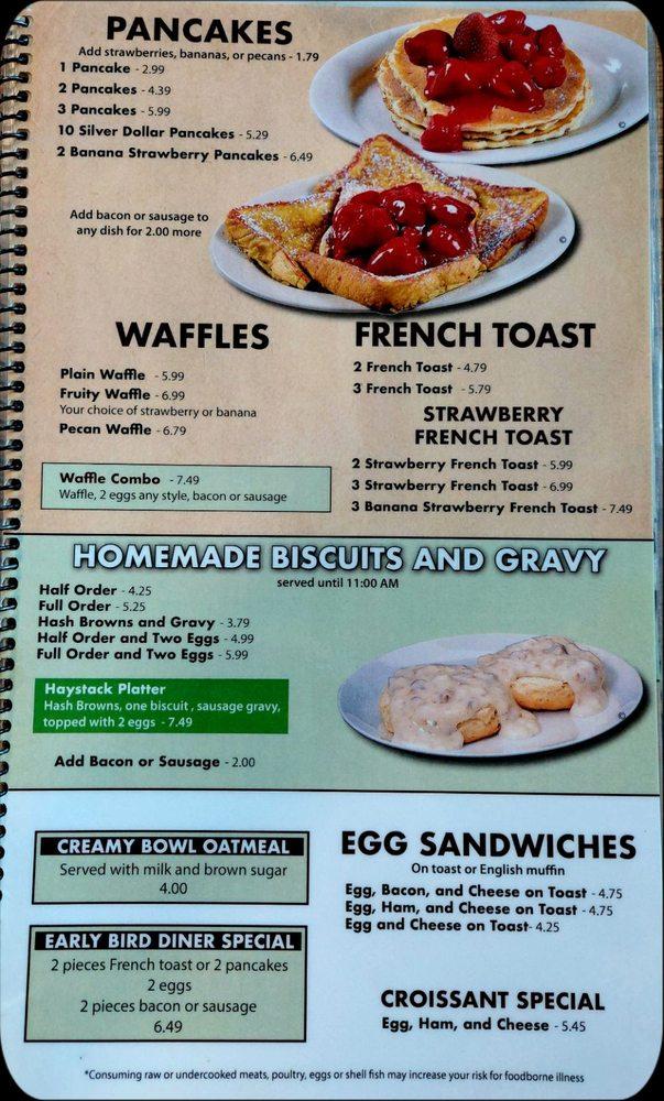 Menu at Diner 67 desserts, Chesterfield