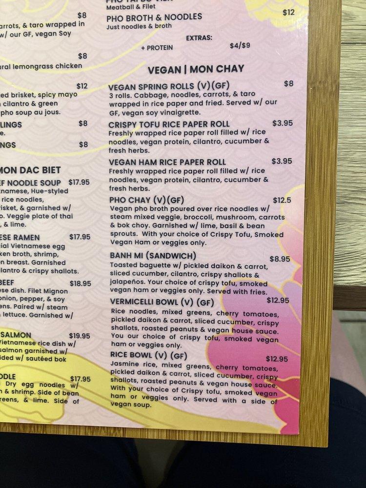 Menu at Hello Mẹ Vietnamese Kitchen restaurant, Mooresville
