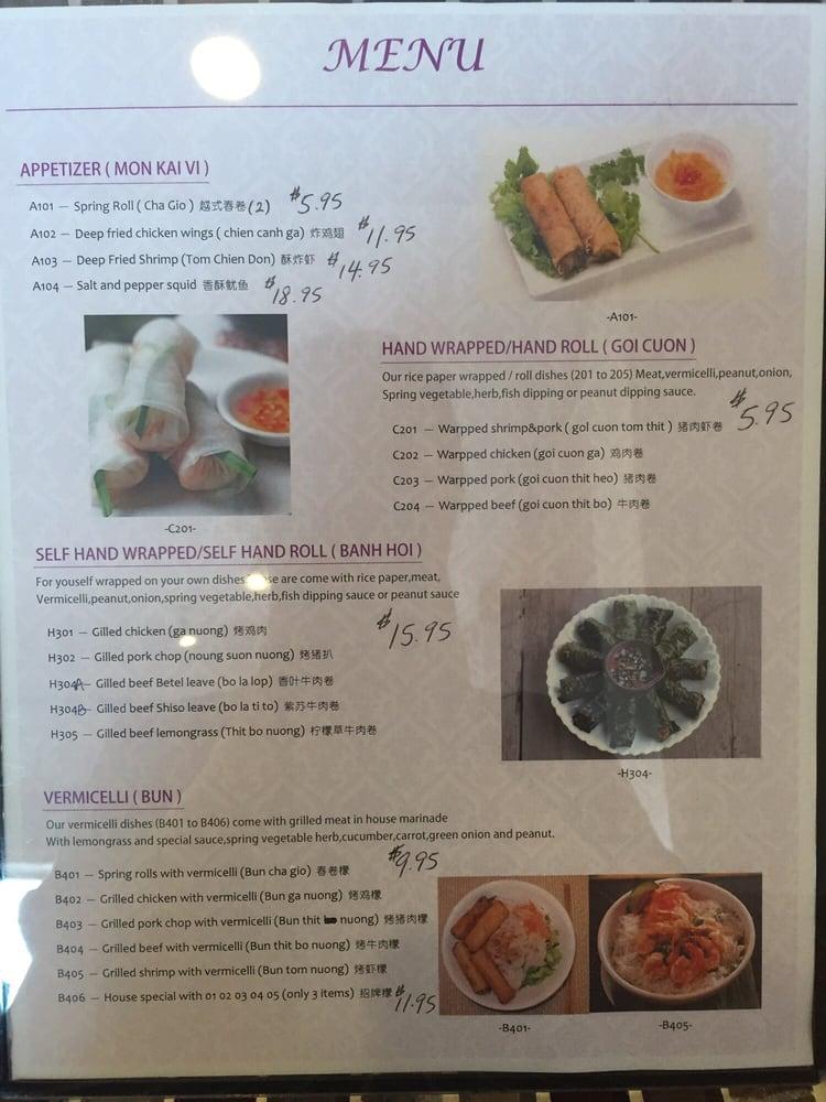 Menu at PHO pub & bar, North Sydney