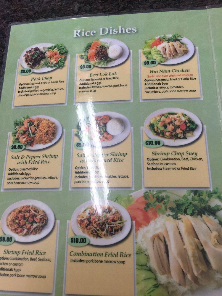 Menu at Kim Sun Kitchen restaurant, Long Beach, Cherry Ave