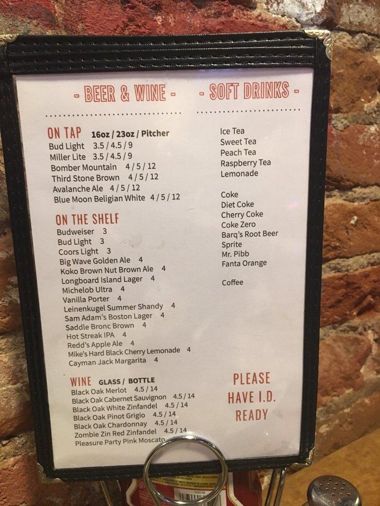 Menu at Sam & Louie's Italian Restaurant & New York Pizzeria, Scottsbluff