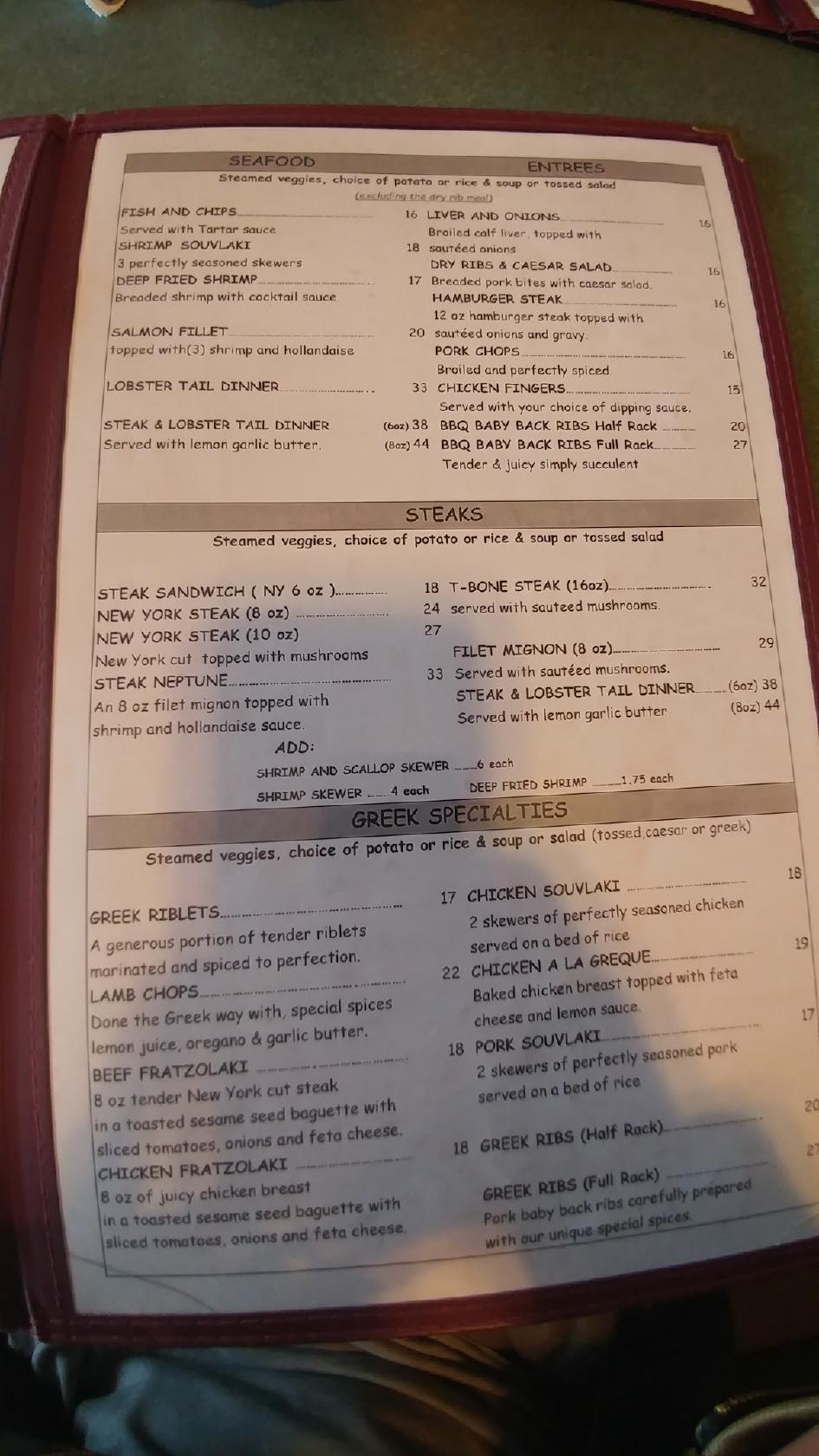 Menu at Venice House Pizza / Murphy's Pub, Melfort, 620 Saskatchewan Ave E