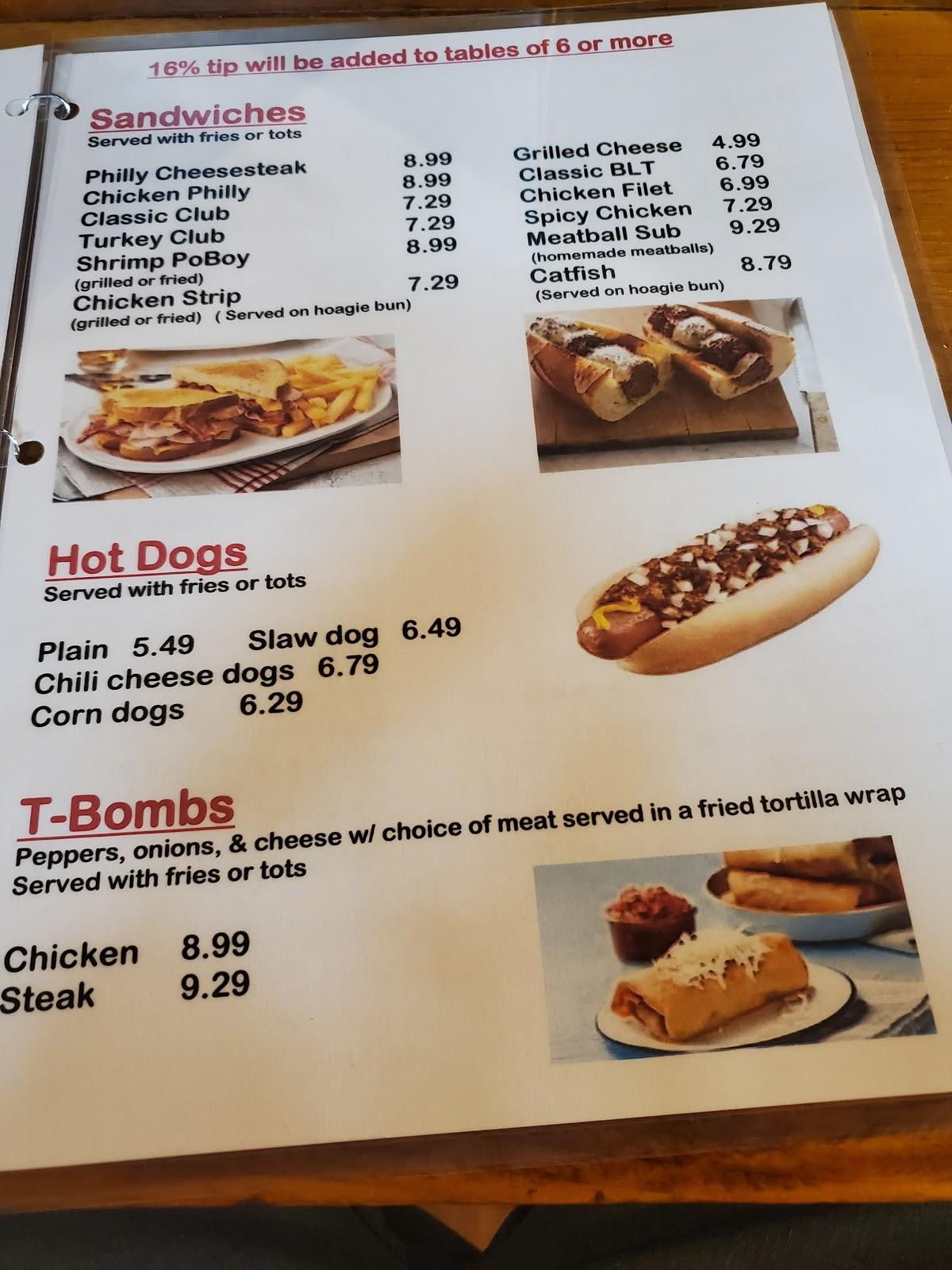 Menu at Mintos Bar and Grill, Donalsonville