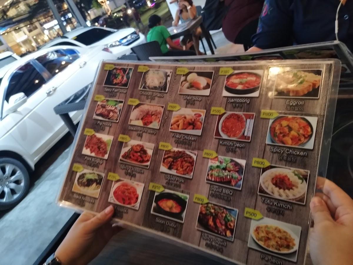 Carta de Somac Korean Restaurant, Cebú, Pope John Paul II Ave