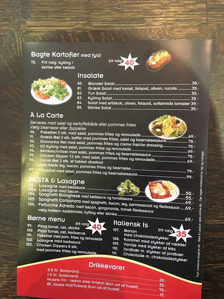 Menu at Gemello La Pizza pizzeria, Rødovre