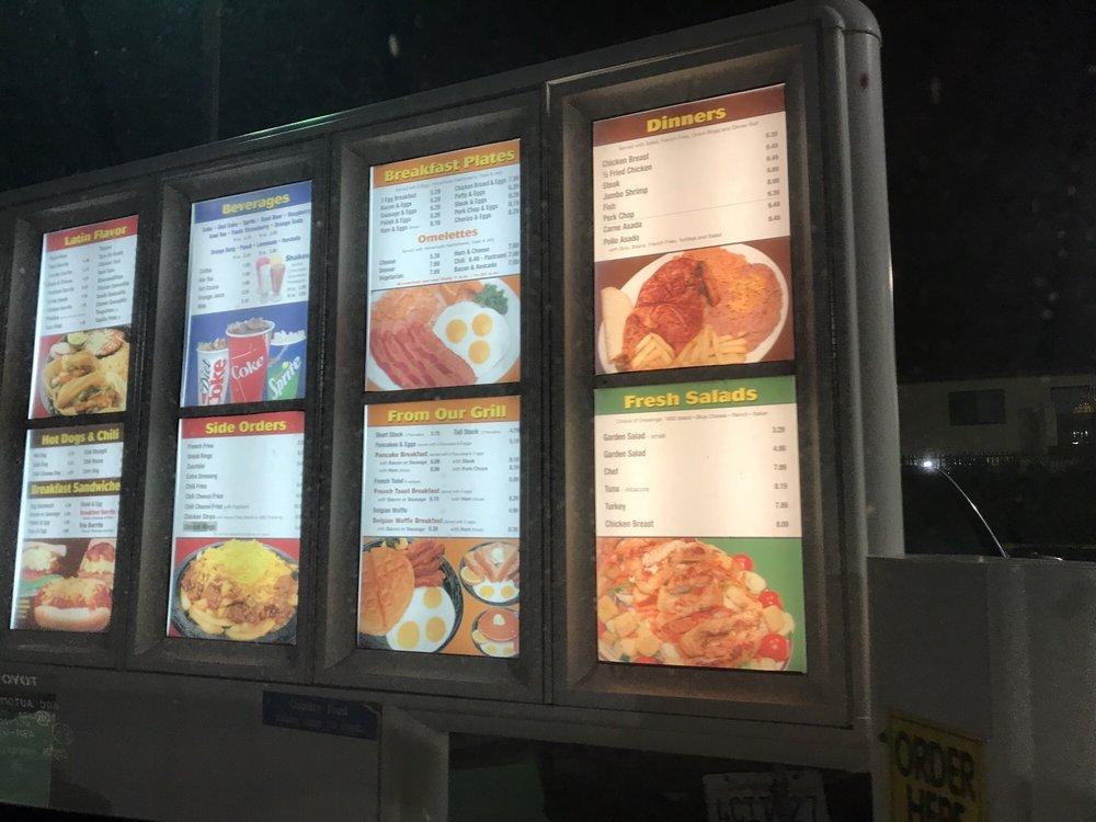 Menu at Louis Burgers II restaurant, Compton, Rosecrans Ave
