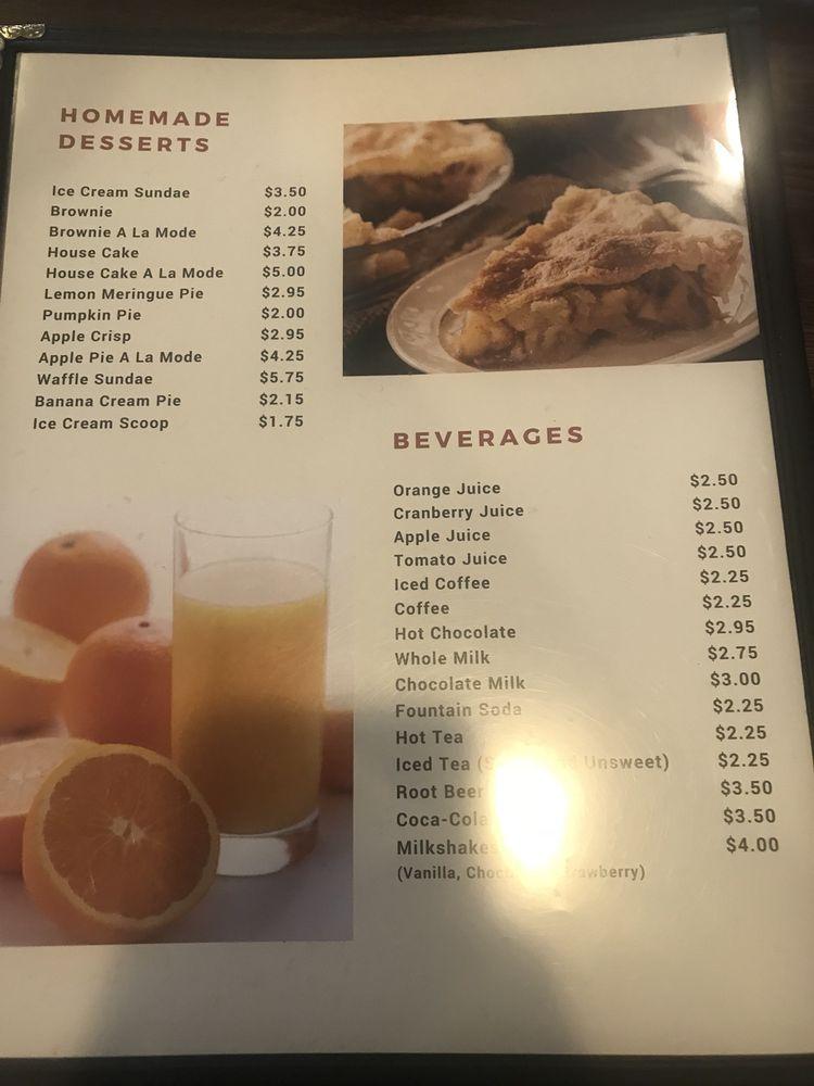 Menu at Orchard Cafe, Odenton