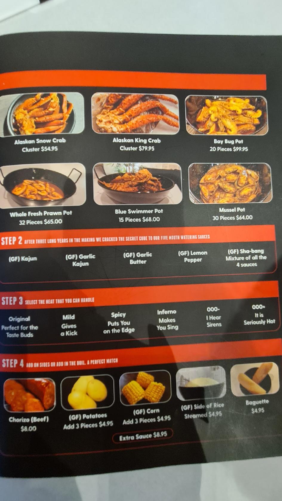 Carta del restaurante Kickin'Inn Kirrawee, Kirrawee