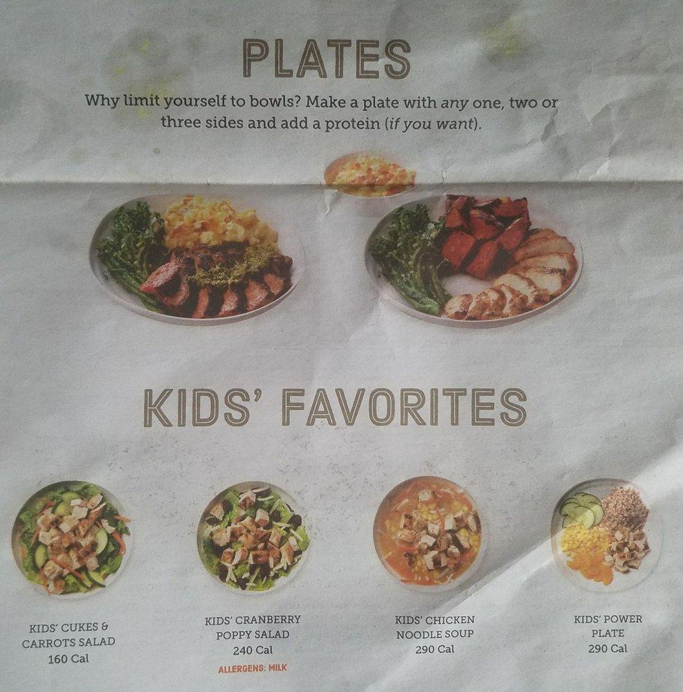 Menu at CoreLife Eatery restaurant, Boca Raton