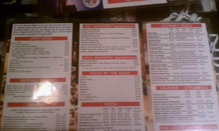 Menu at Lil' Anthony's Pizza pizzeria, Minneola, 205 US Hwy 27