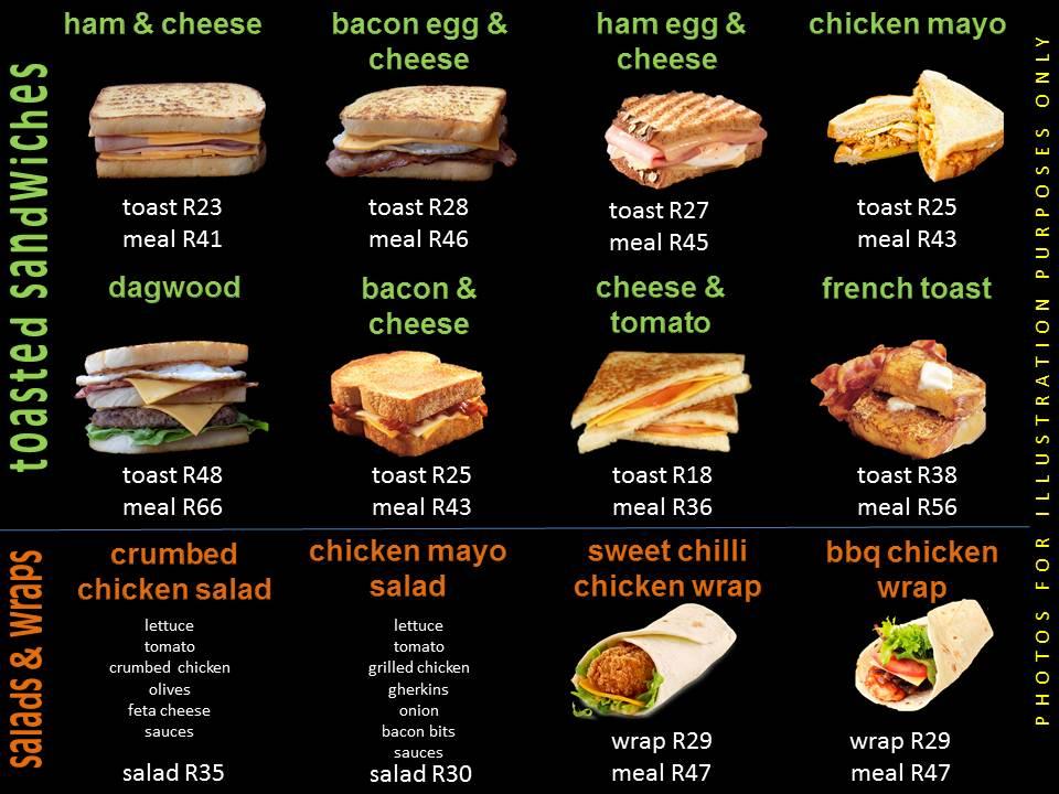 Menu at Goodburger Langenhovenpark restaurant, Bloemfontein