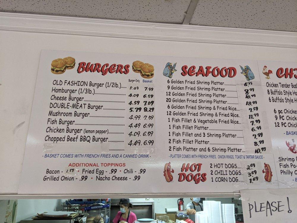 Menu at Sukos Burger restaurant, Houston