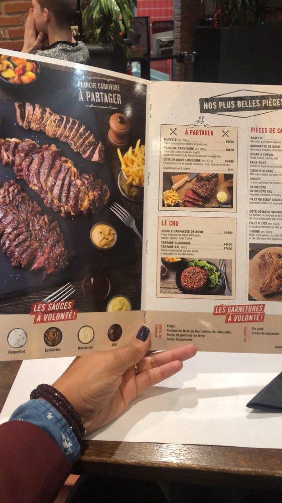 Menu au Hippopotamus BBQ, Neuilly-sur-Seine, 178 Av. Charles de Gaulle