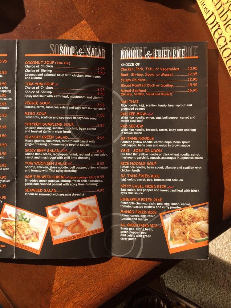 Menu at Sa-Tang pub & bar, South Kingstown
