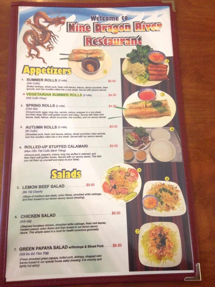 Menu at Cuu Long Vietnamese Restaurant, Aiea