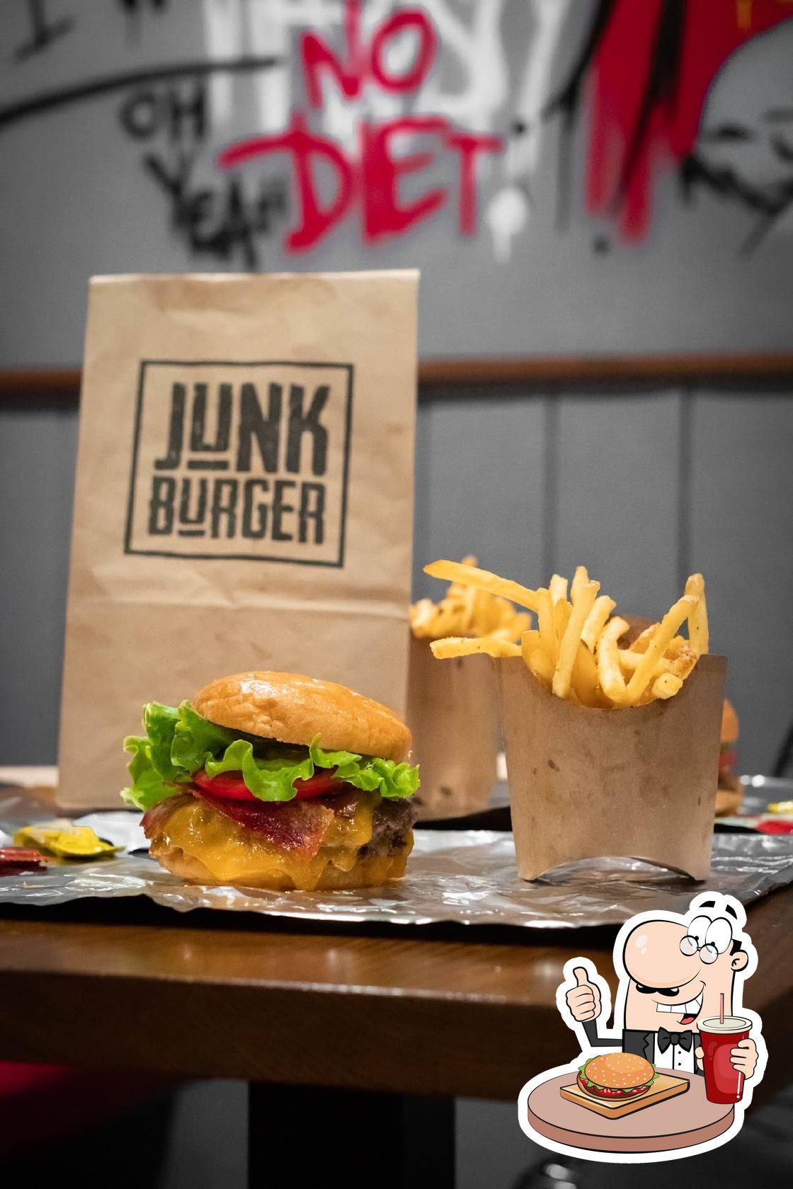 Restaurante JUNK BURGER, Madrid, Calle de José Abascal - Opiniones del ...