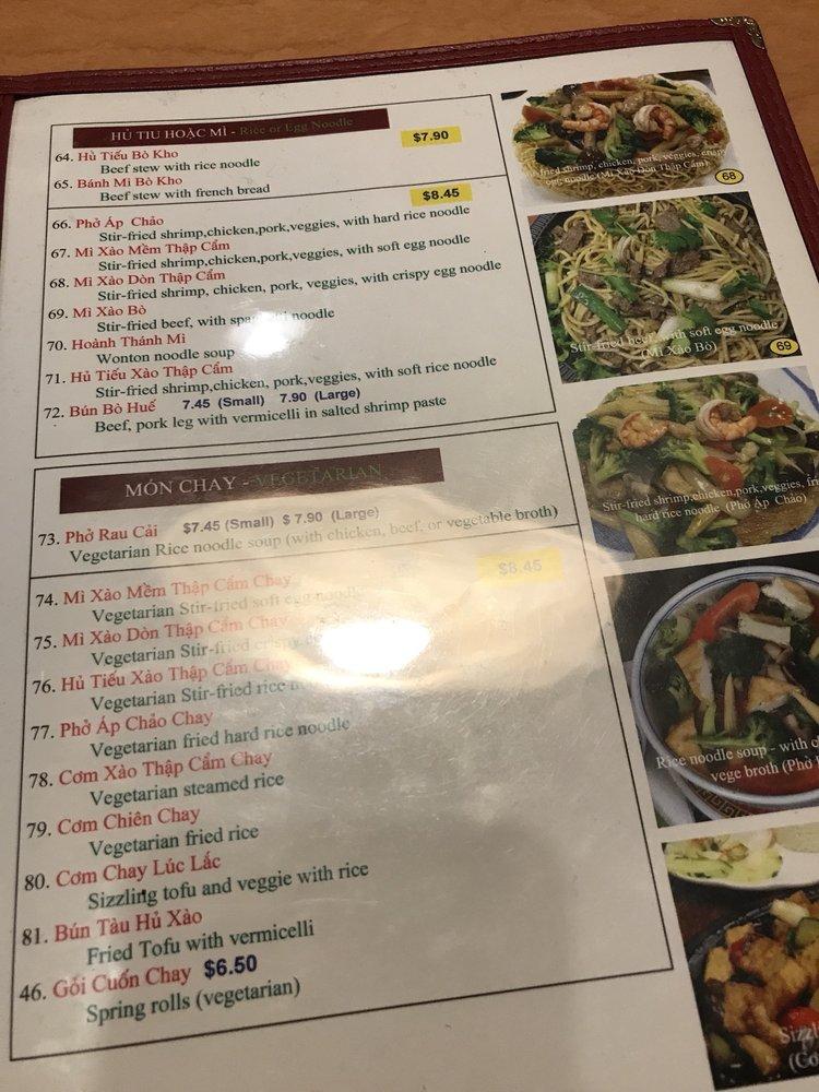 Menu at Pho Ha restaurant, Temecula, Ynez Rd