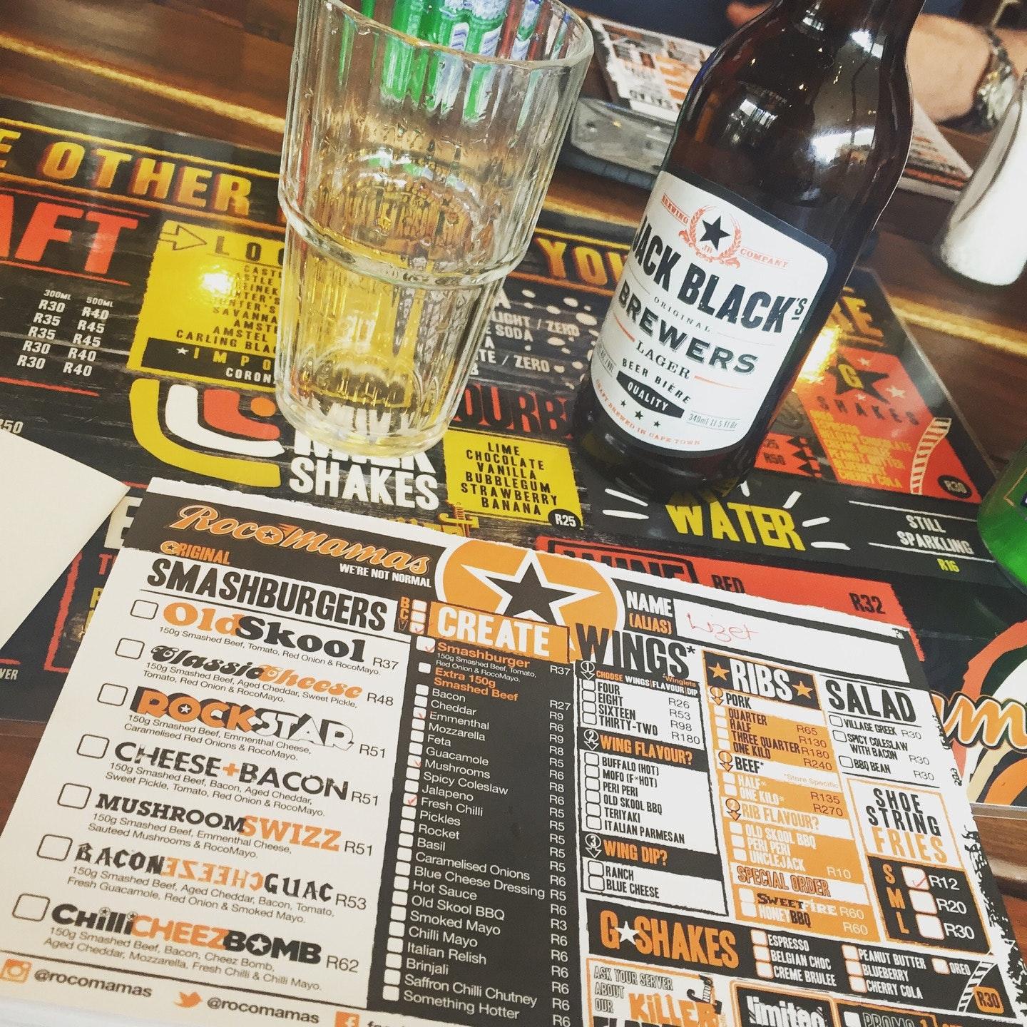 Menu at RocoMamas restaurant, Edenvale, Stoneridge Shopping Centre