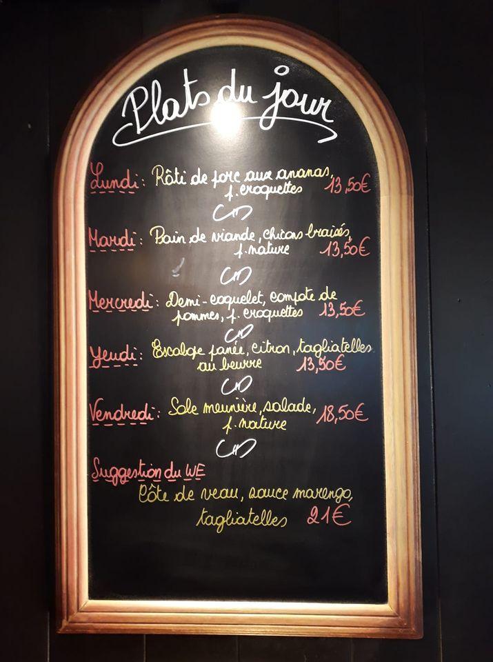 Menu au Le Régina, Liège