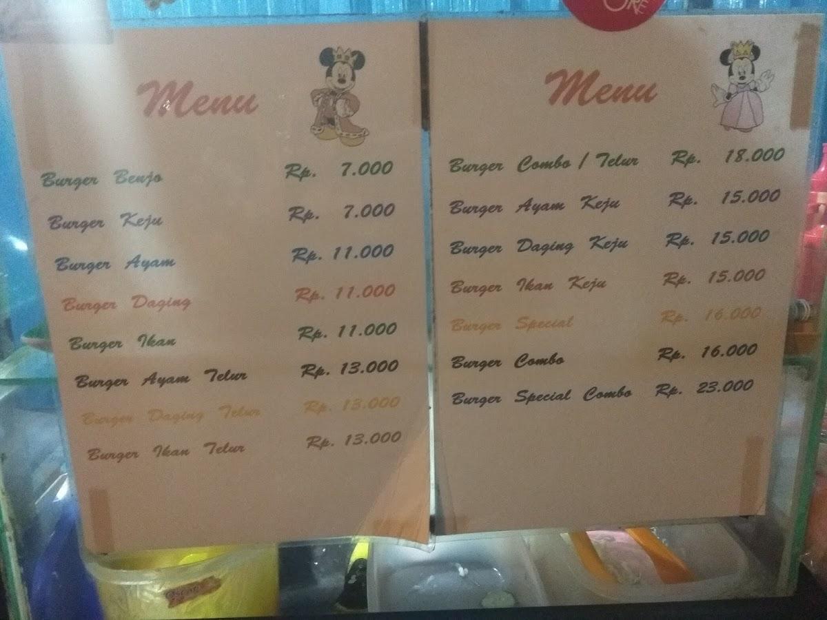 Menu at BALAI BURGER restaurant, Teluk Air