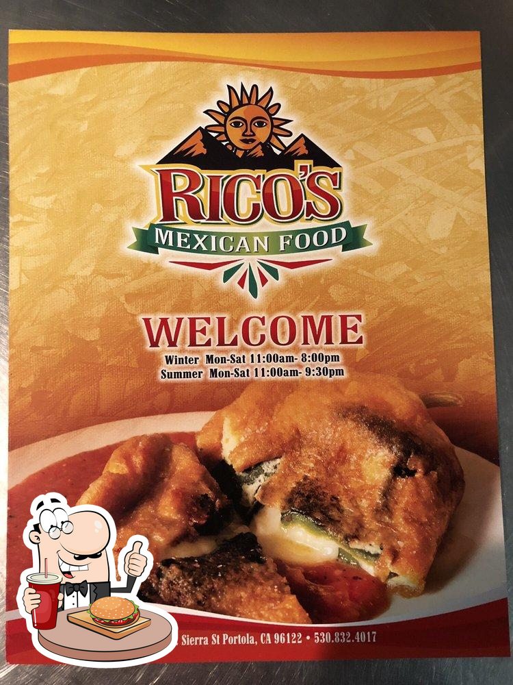 Rico's Mexican Food in Portola - Restaurant menu and reviews