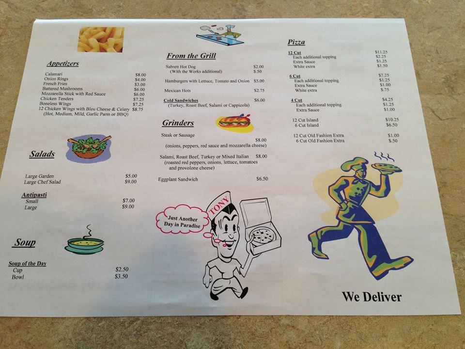 Menu at Crystal Bar & Restaurant, Amsterdam