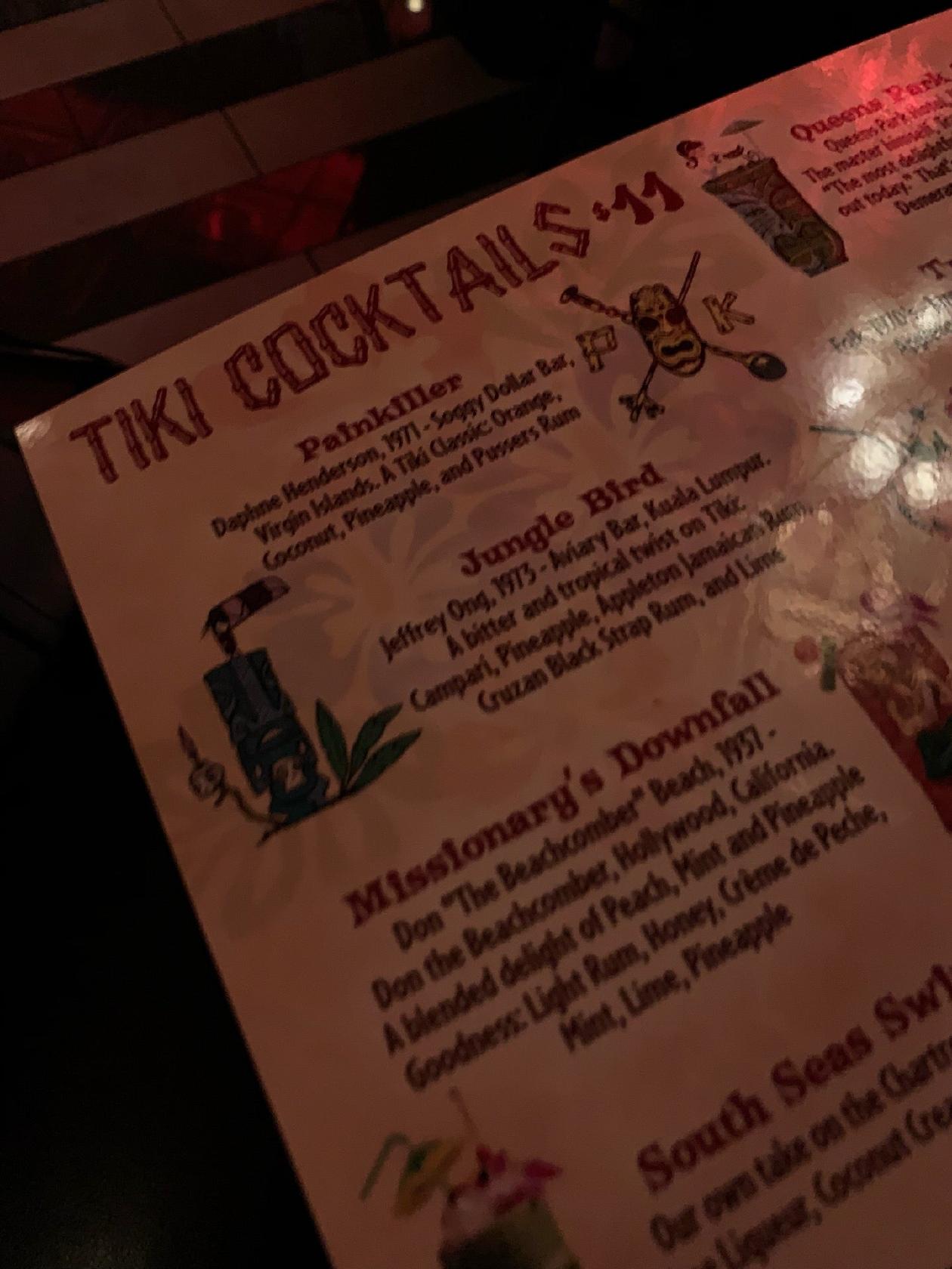 Menu at The Copper Lounge pub & bar, Albuquerque