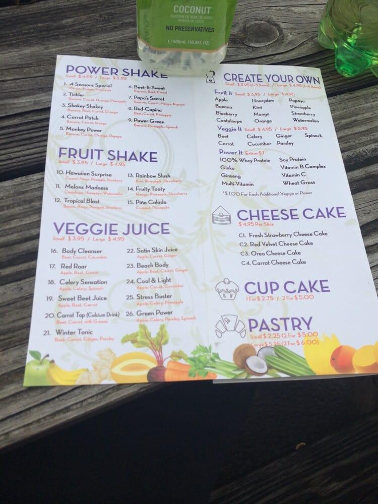 Menu at TeaRx Cafe-Newark, Newark