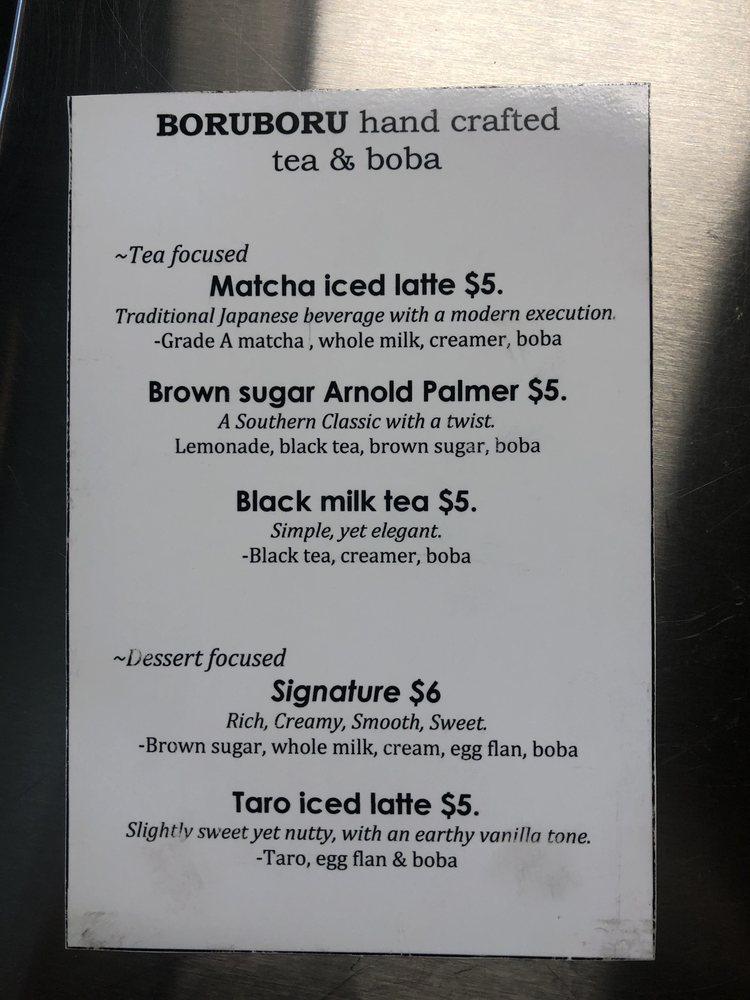 Menu at Boru Boru - Sushi Burrito + Ramen + Bowl restaurant, Tallahassee
