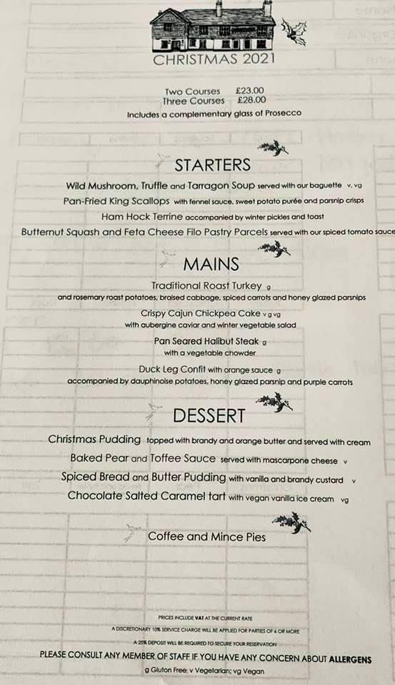 Menu at The Old Eden pub & bar, Edenbridge