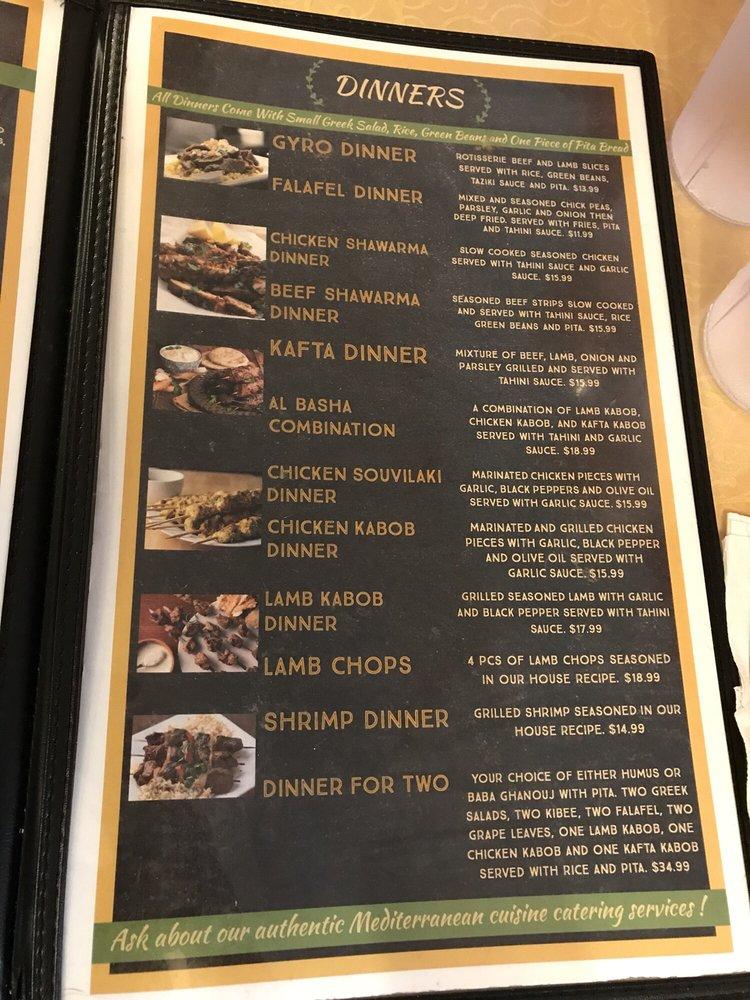 Menu at Al Basha Int’l Grocery & Restaurant, Fishers, Village Square Ln