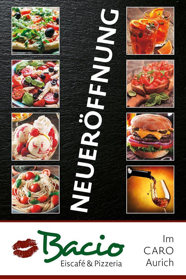 Speisekarte von Bacio Eiscafé & Pizzeria - Aurich, Aurich