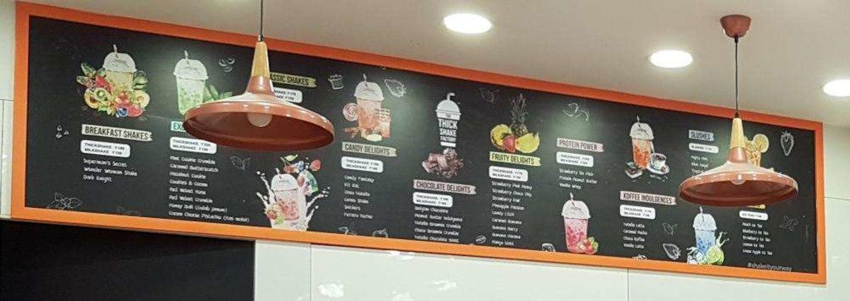Menu at THE THICKSHAKE FACTORY, Chennai, 137