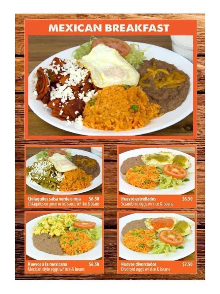 Menu at Don Taco #1 restaurant, Dallas, S Cockrell Hill Rd