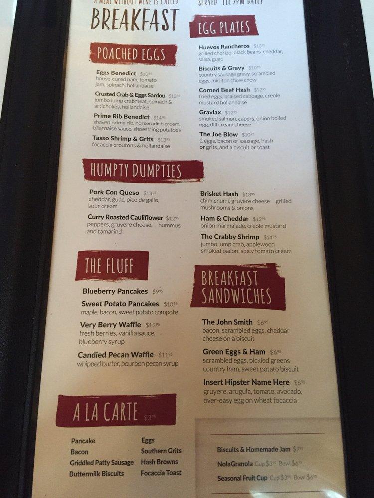 Menu at Red Dog Diner pub & bar, New Orleans