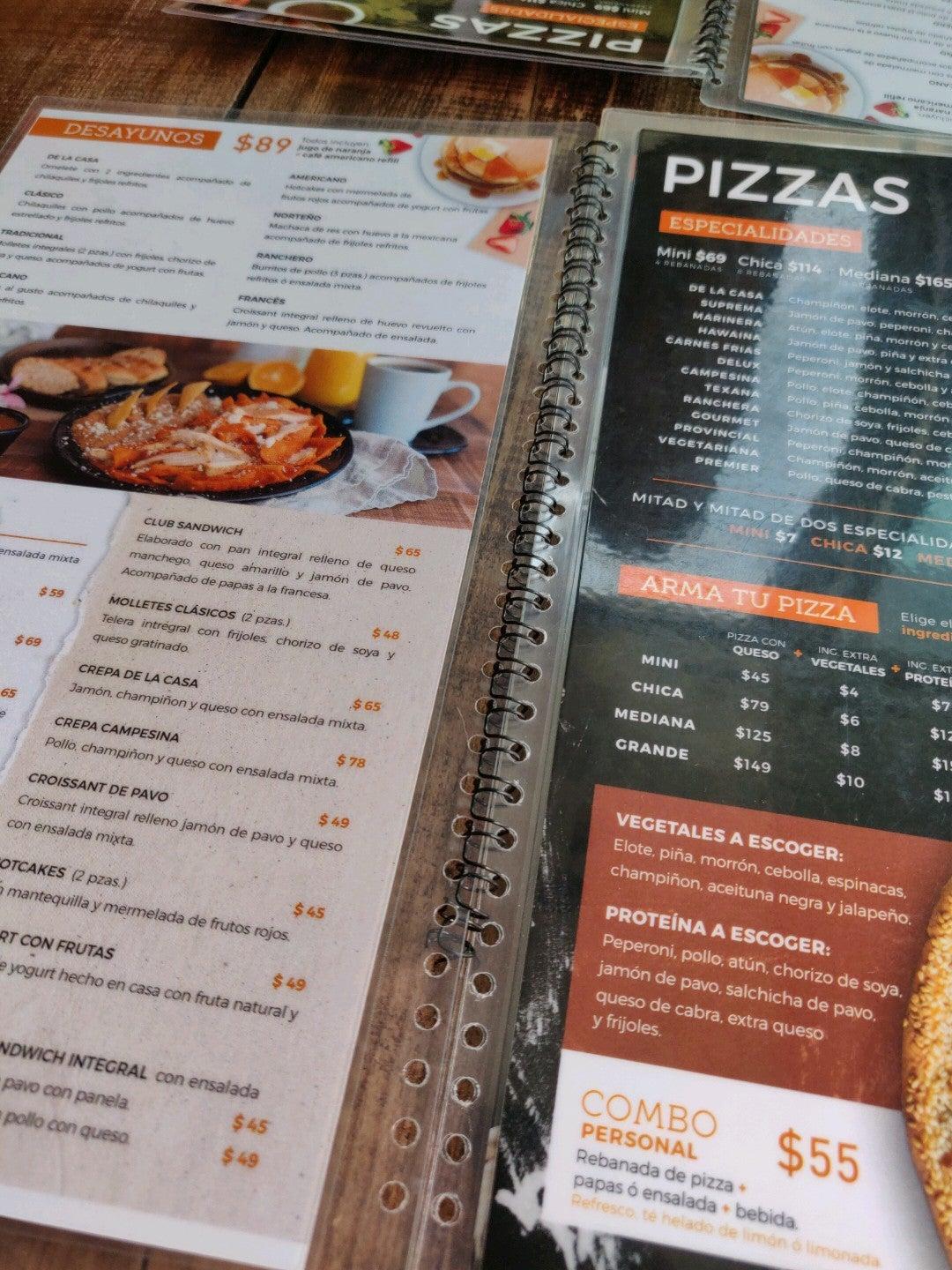 Carta de De La Casa | Panadería, Tepic, Lerdo 242 Pte Col. Centro