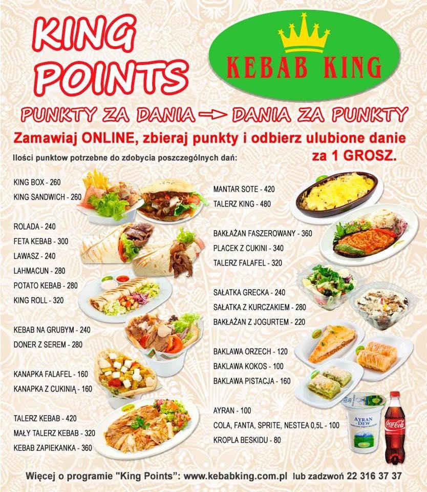 Menu at KEBAB KING WOŁOMIN restaurant, Wolomin