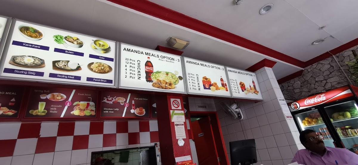Menu at Amanda Broast Chicken LLC restaurant, Dubai, Hor Al Anz St