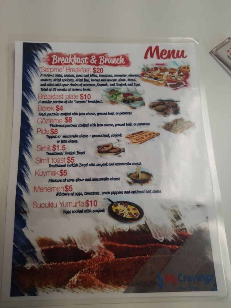 Menu at My Cravingz Bakery Cafe, Manassas