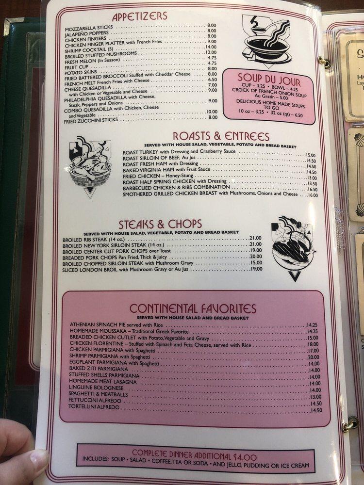 Menu at Sand Castle Diner restaurant, Beachwood