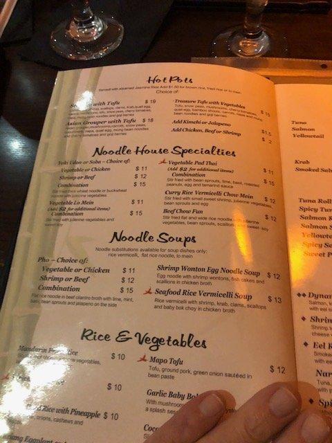 Menu at Bamboo Bistro restaurant, Lady Lake, 700 US-441