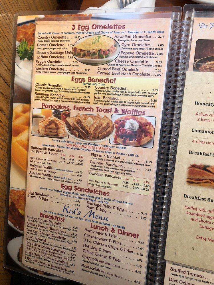 Menu at Neli's Restaurant, South Beloit