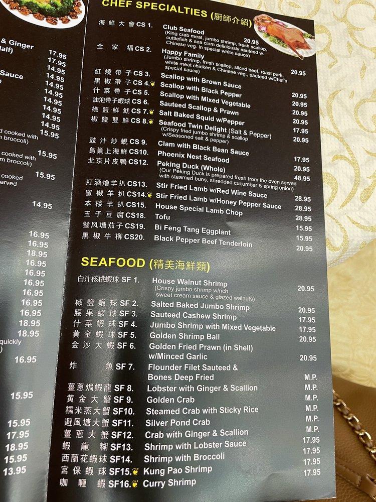 Menu at Ten Ten Seafood & Grill BBQ, Orlando
