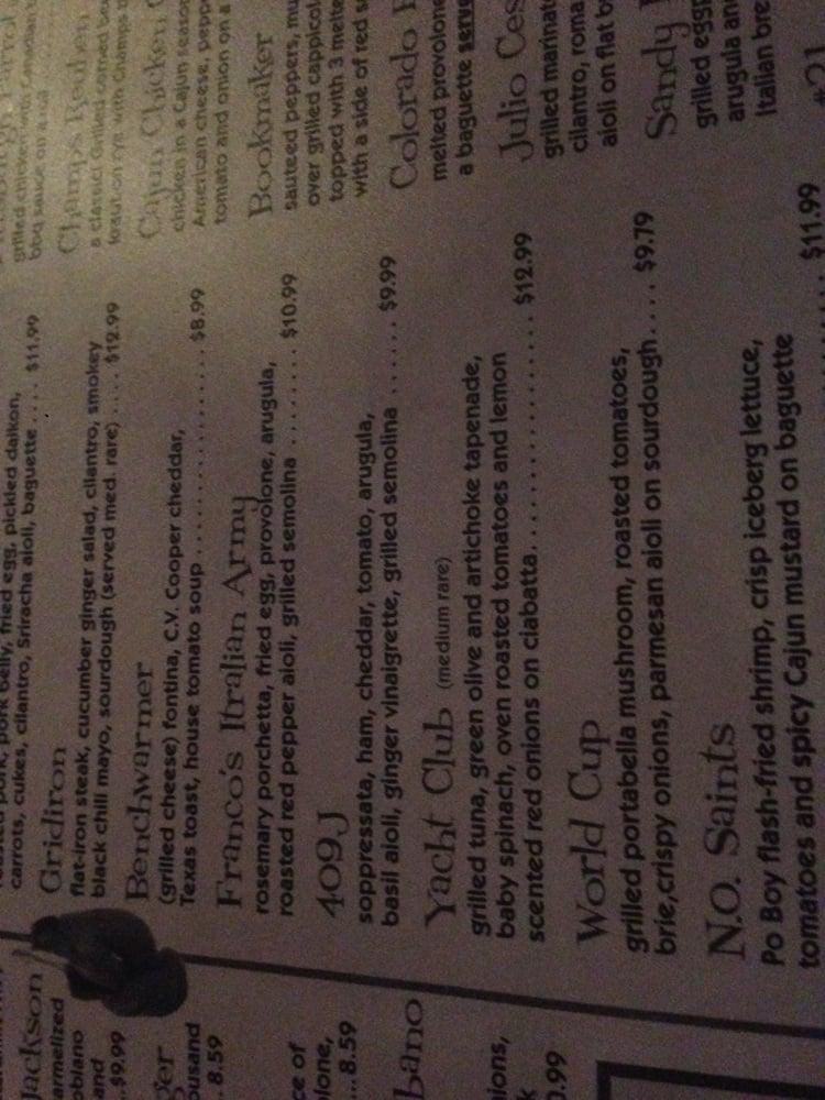 Menu at Champs Sports Grill pub & bar, State College, N Atherton St