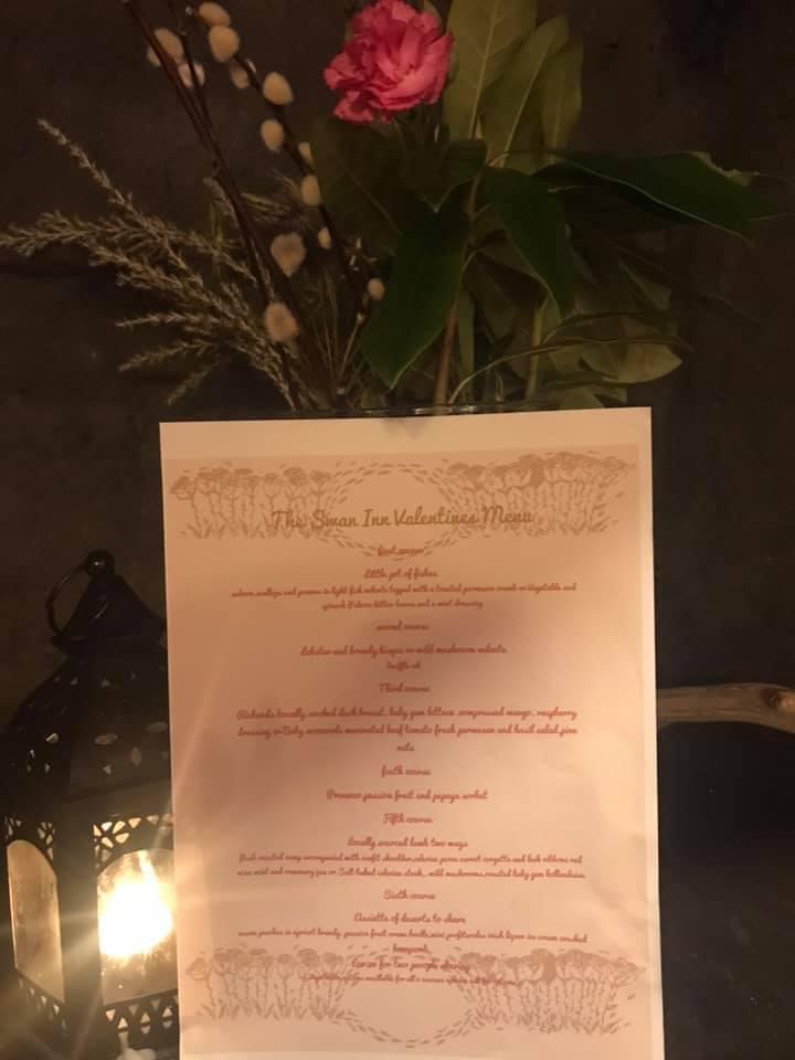 Menu at The Swan Inn pub & bar, Pontfadog