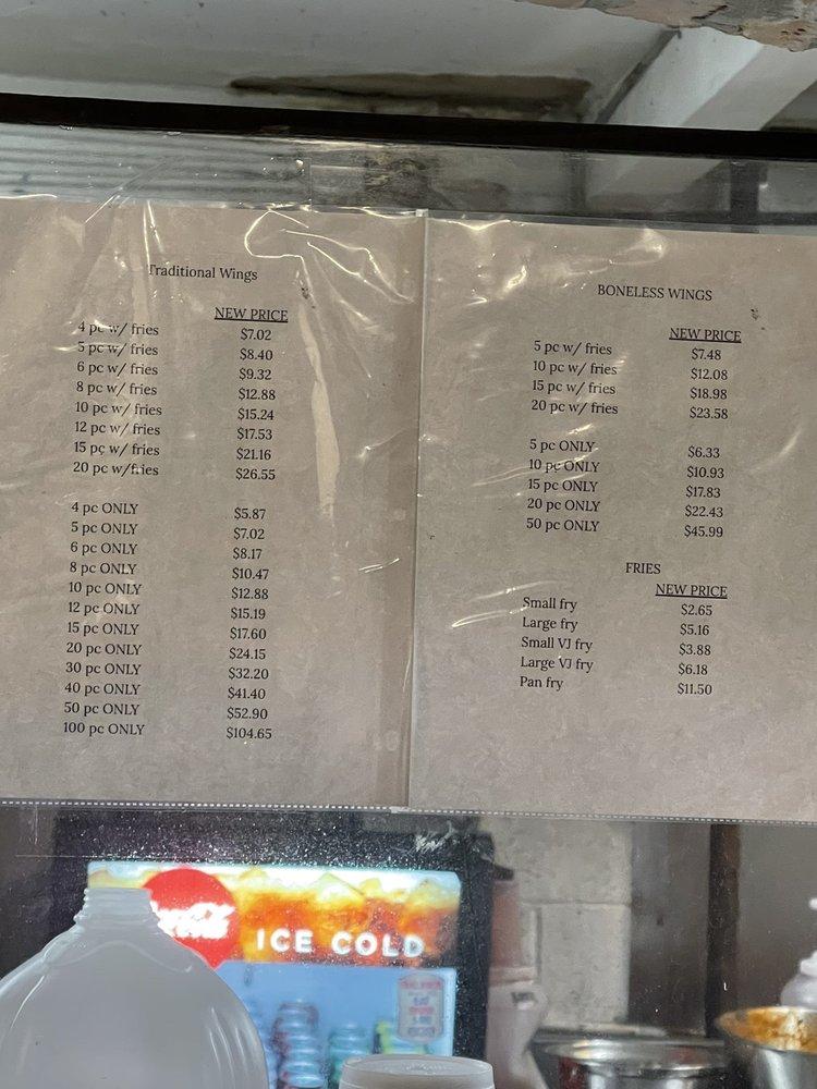 Menu at Empire Wingz restaurant, Baton Rouge, Scenic Hwy